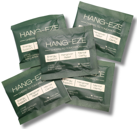 HANG-EZE Australian Made Natural Occasional Hangover Symptom Relief