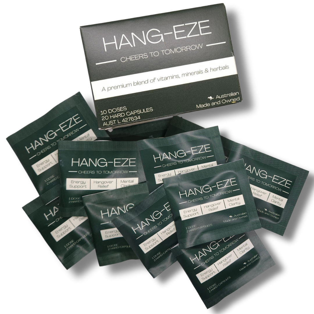HANG-EZE Australian Made & Owned Natural Hangover Relief